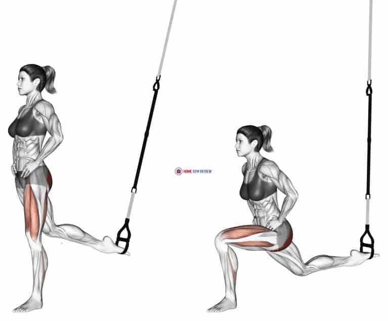 Suspension Single Leg Split Squat - Home Gym Review